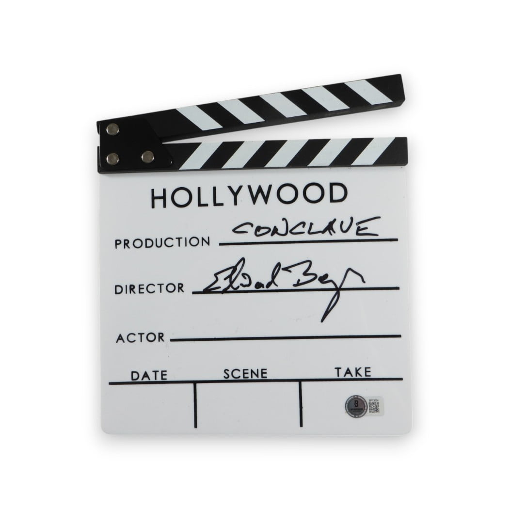 Edward Berger Signed Autographed Movie Clapper "Conclave" Director BAS ...
