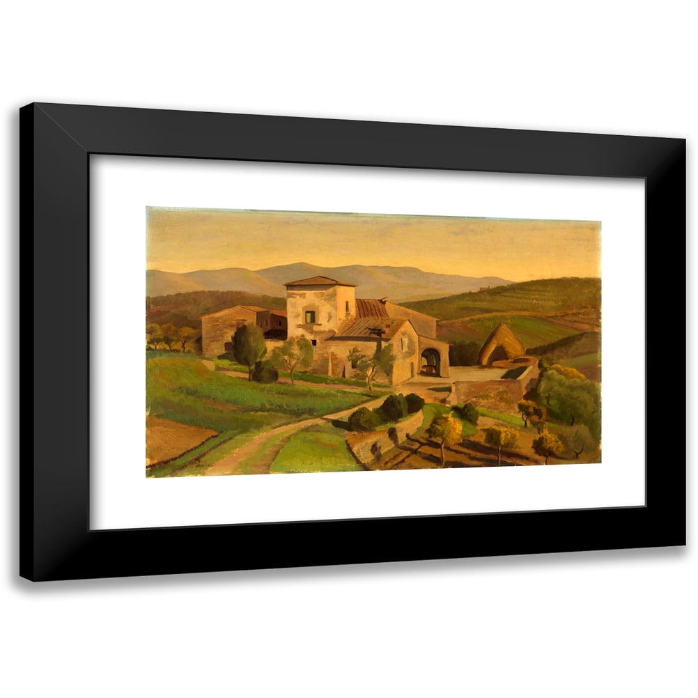 Edward Bruce 24x16 Black Modern Framed Museum Art Print Titled - A ...