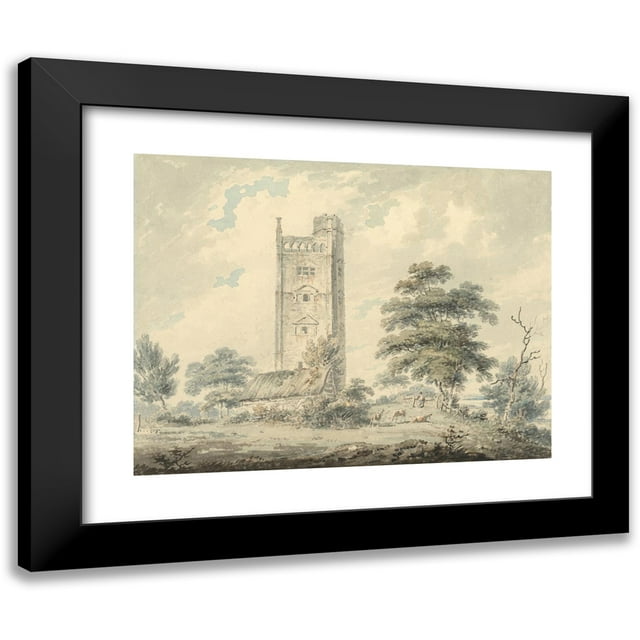 Edward Dayes 14x12 Black Modern Framed Museum Art Print Titled ...