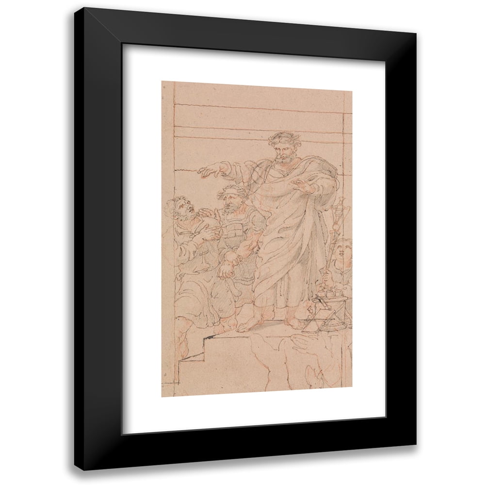 Edward Francis Burney 10x14 Black Modern Framed Museum Art Print Titled ...