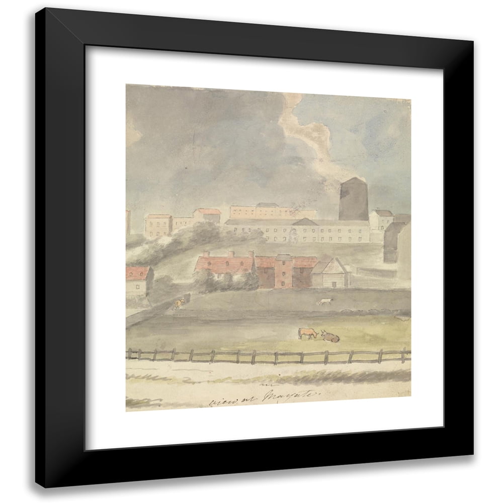 Edward Francis Burney 12x14 Black Modern Framed Museum Art Print Titled ...