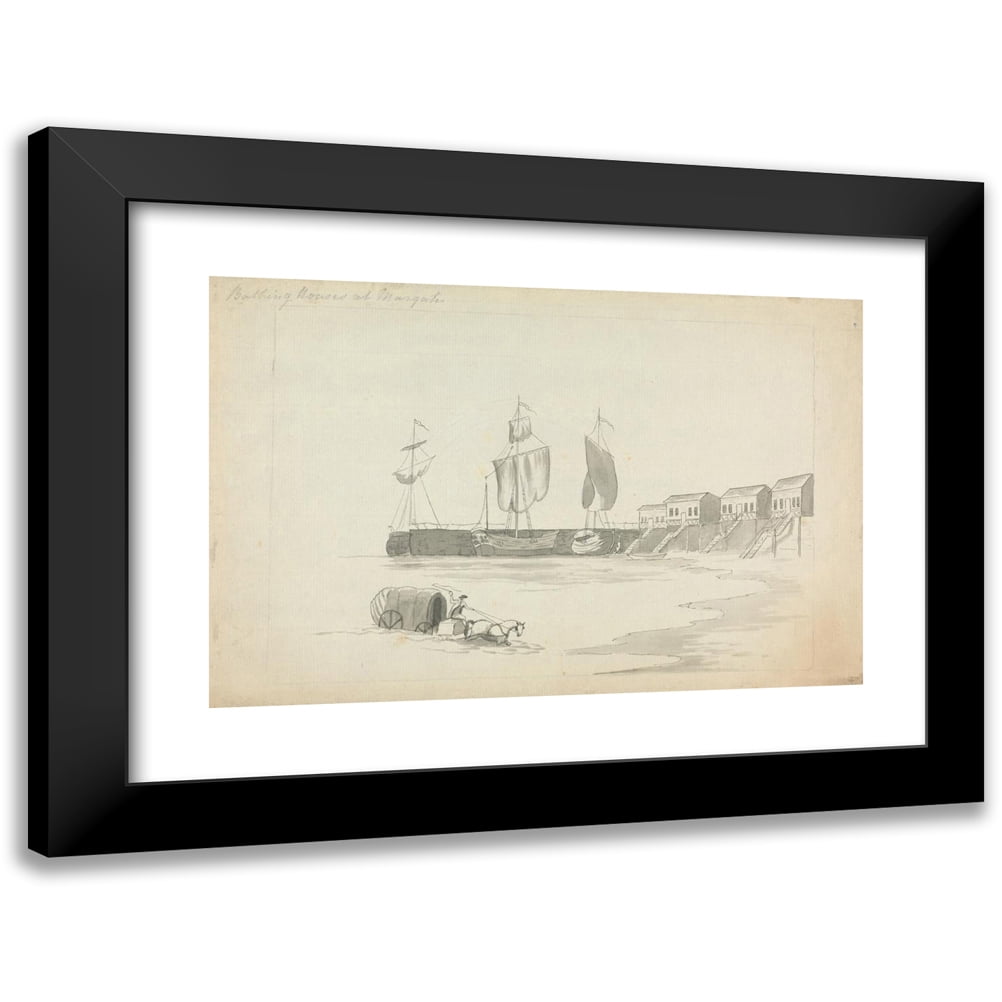 Edward Francis Burney 14x11 Black Modern Framed Museum Art Print Titled ...