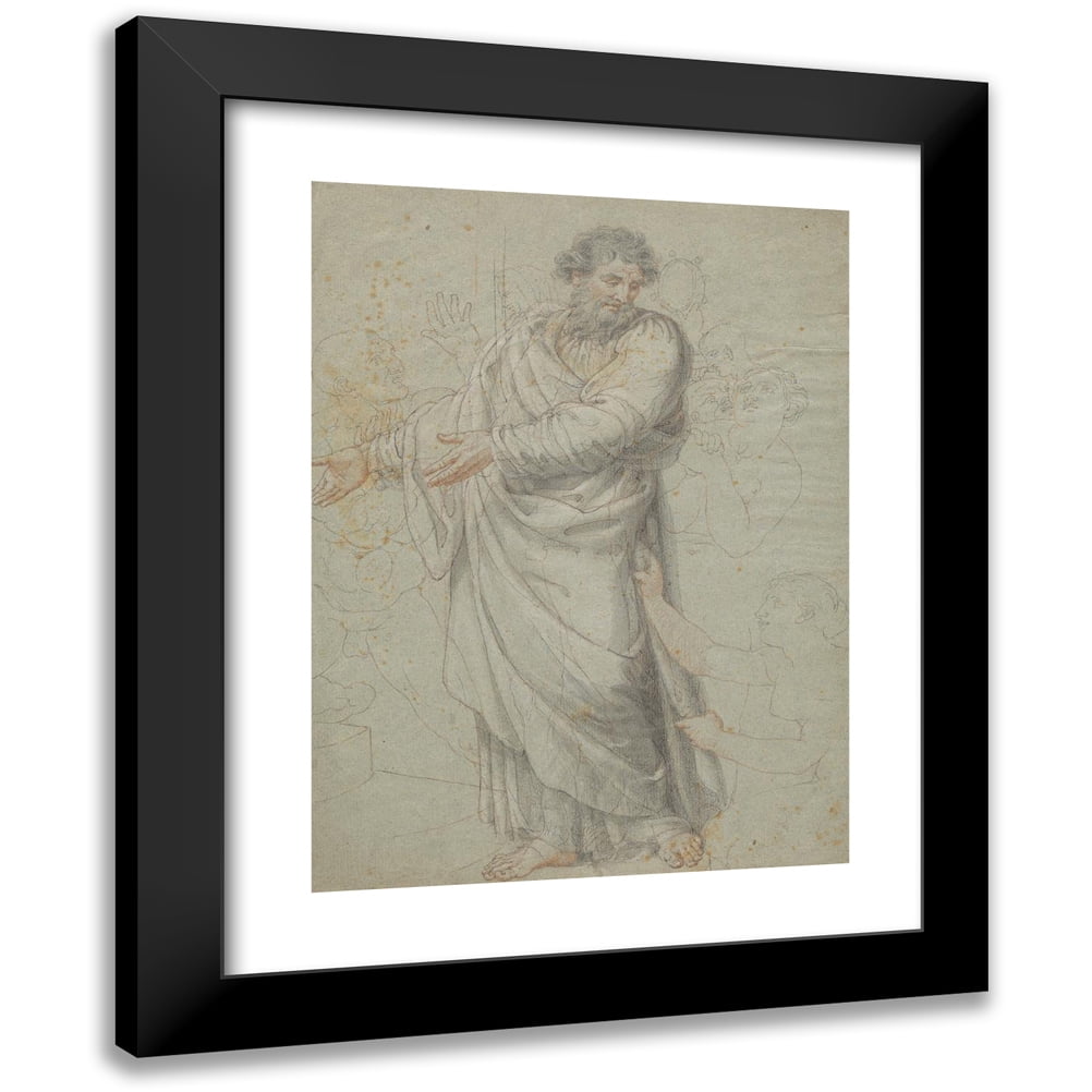 Edward Francis Burney 14x18 Black Modern Framed Museum Art Print Titled ...