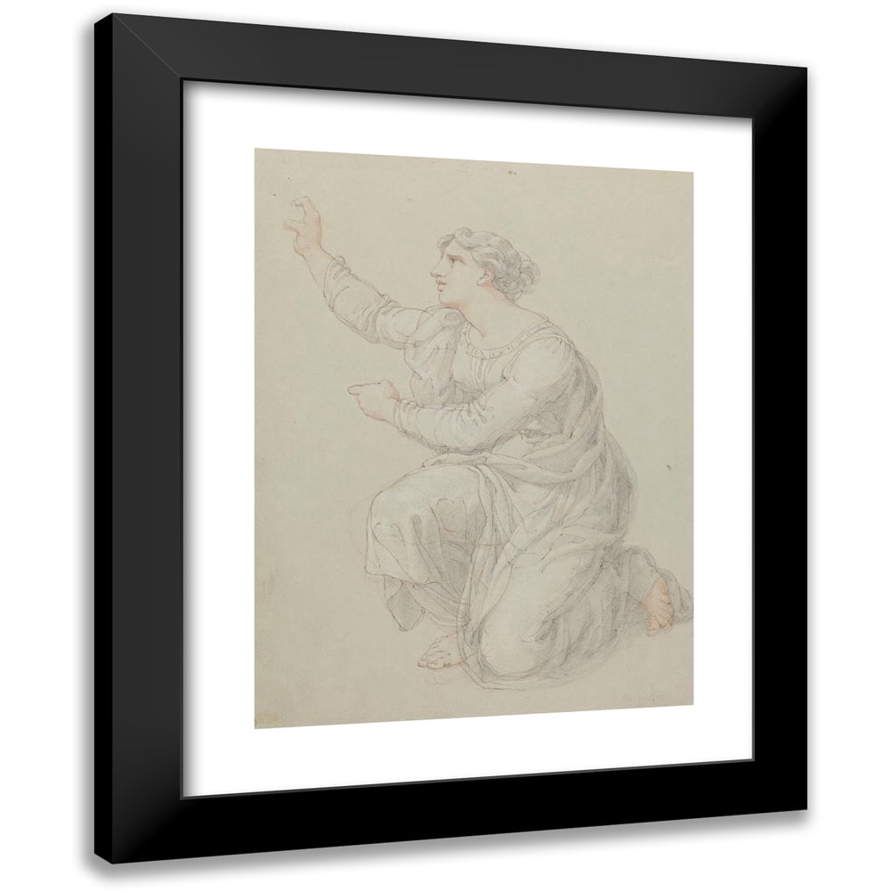 Edward Francis Burney 14x18 Black Modern Framed Museum Art Print Titled ...