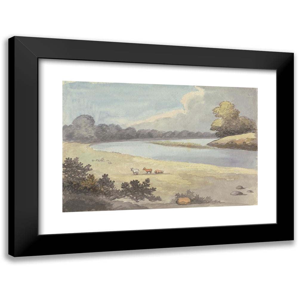 Edward Francis Burney 24x17 Black Modern Framed Museum Art Print Titled ...