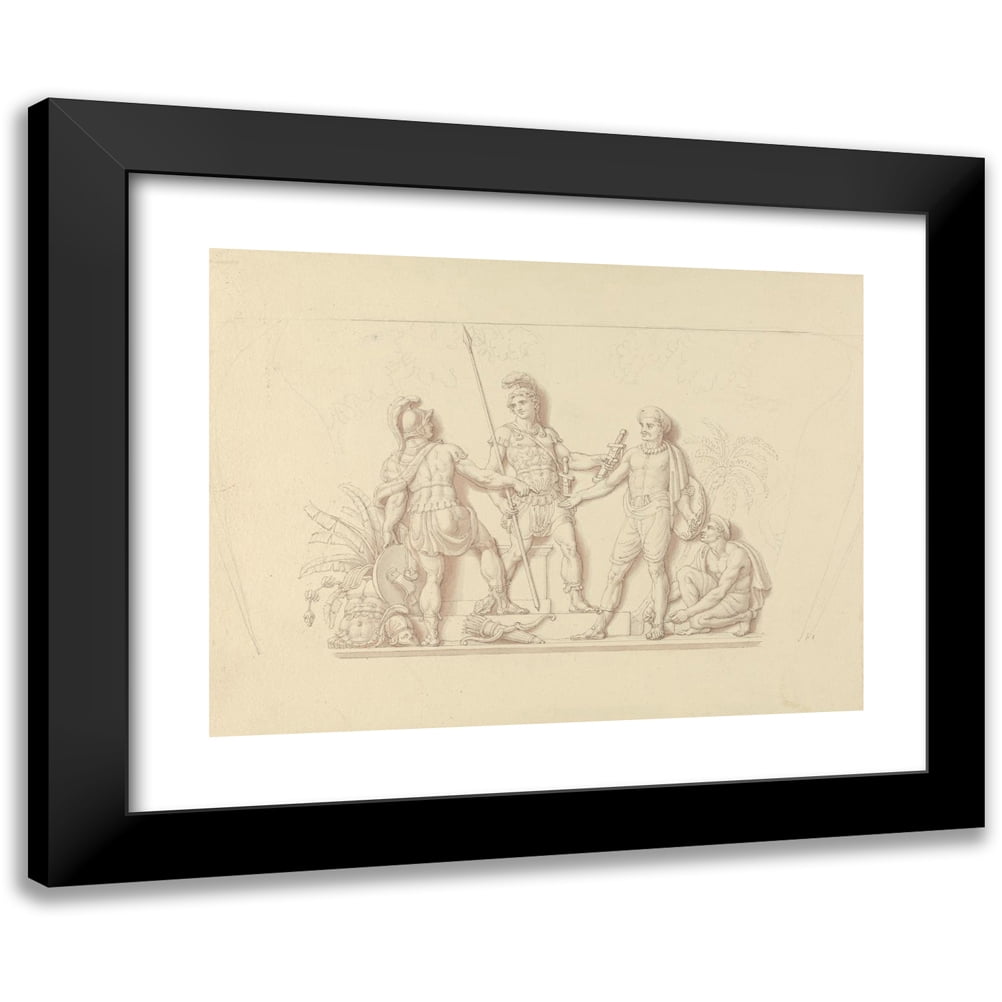 Edward Francis Burney 24x19 Black Modern Framed Museum Art Print Titled ...