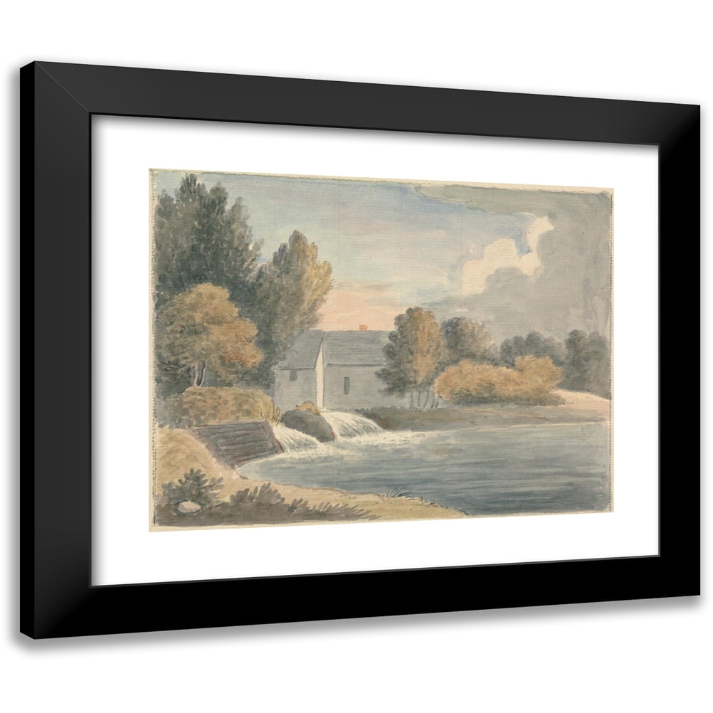 Edward Francis Burney 24x20 Black Modern Framed Museum Art Print Titled ...