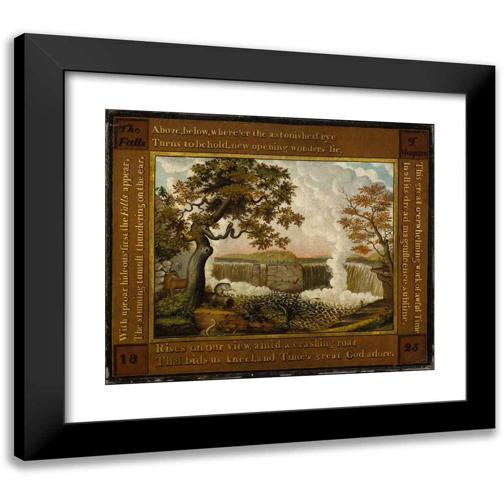 Edward Hicks 17x15 Black Modern Framed Museum Art Print Titled - The ...
