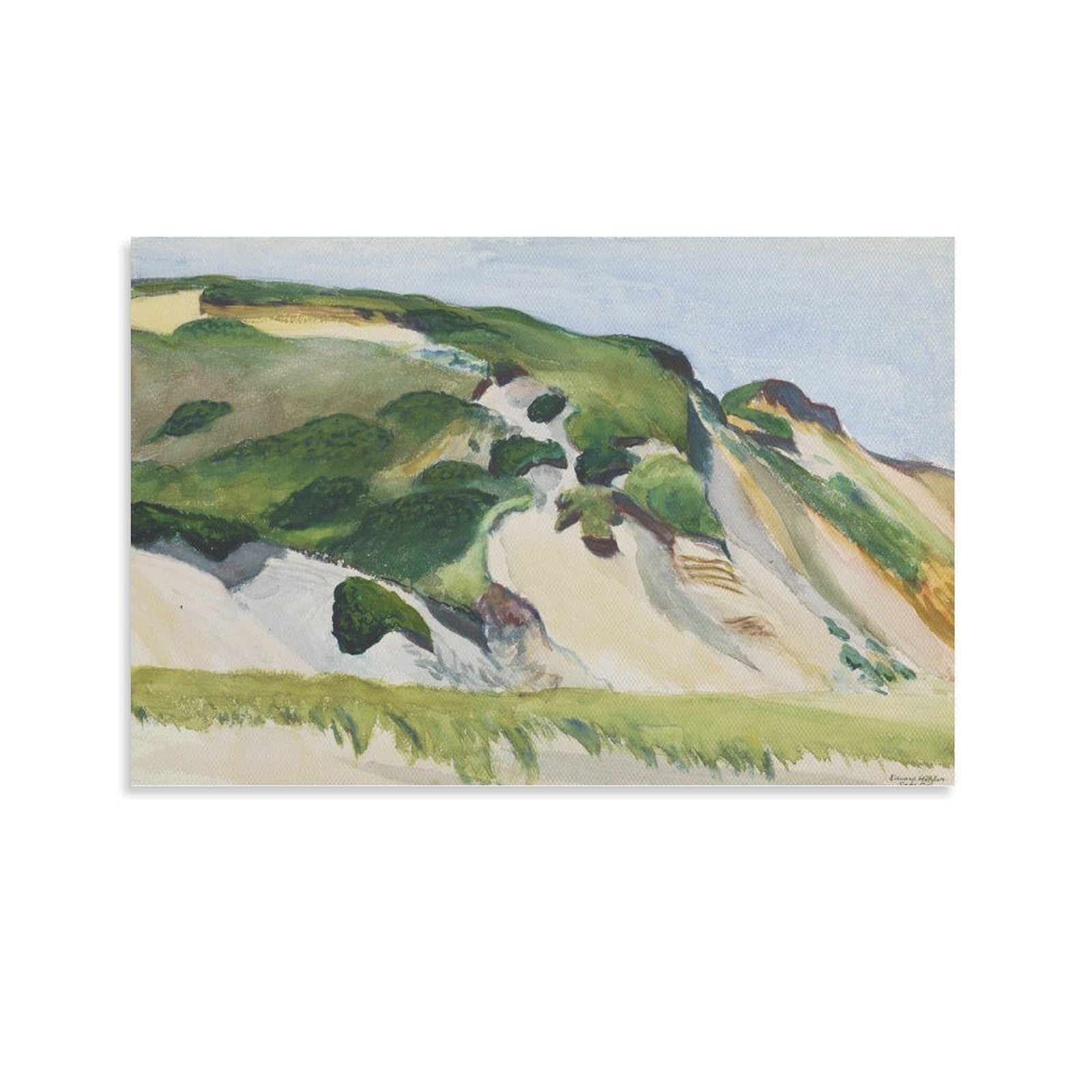Edward.Hopper. AT TRURO Large Canvas Printing Famous Paintings Wall ...