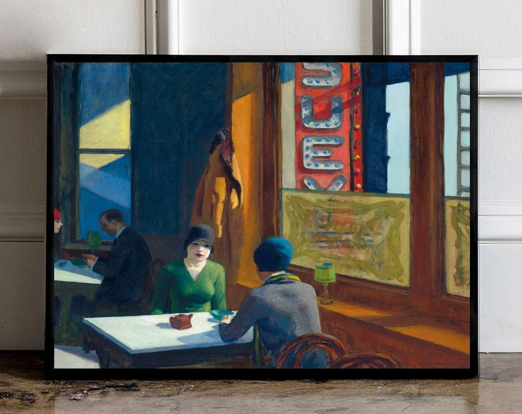Edward Hopper Chop Suey (1929) poster, Edward Hopper print, Edward ...