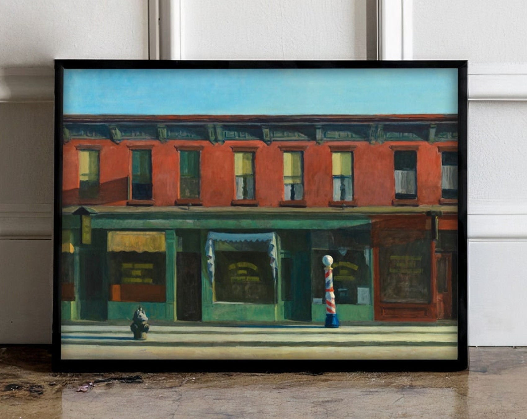Edward Hopper Early Sunday Morning poster, Edward Hopper print, Edward ...
