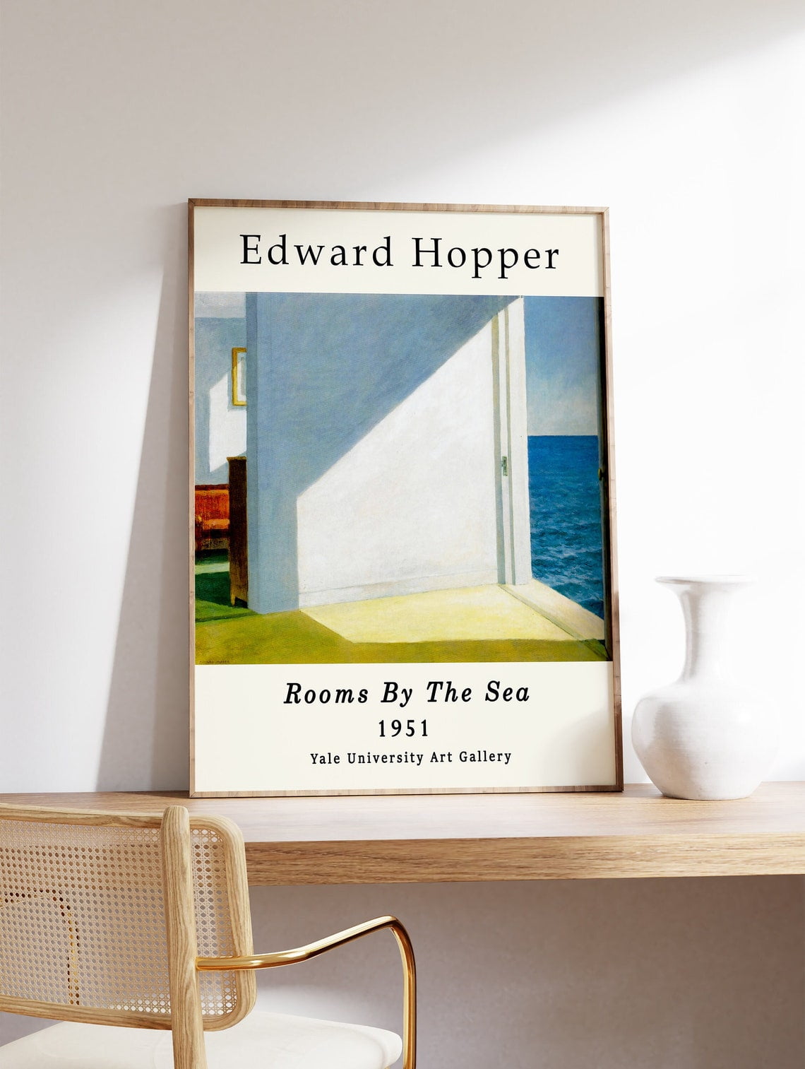 Edward Hopper Exhibition Poster, Rooms By The Sea, Gallery Quality ...