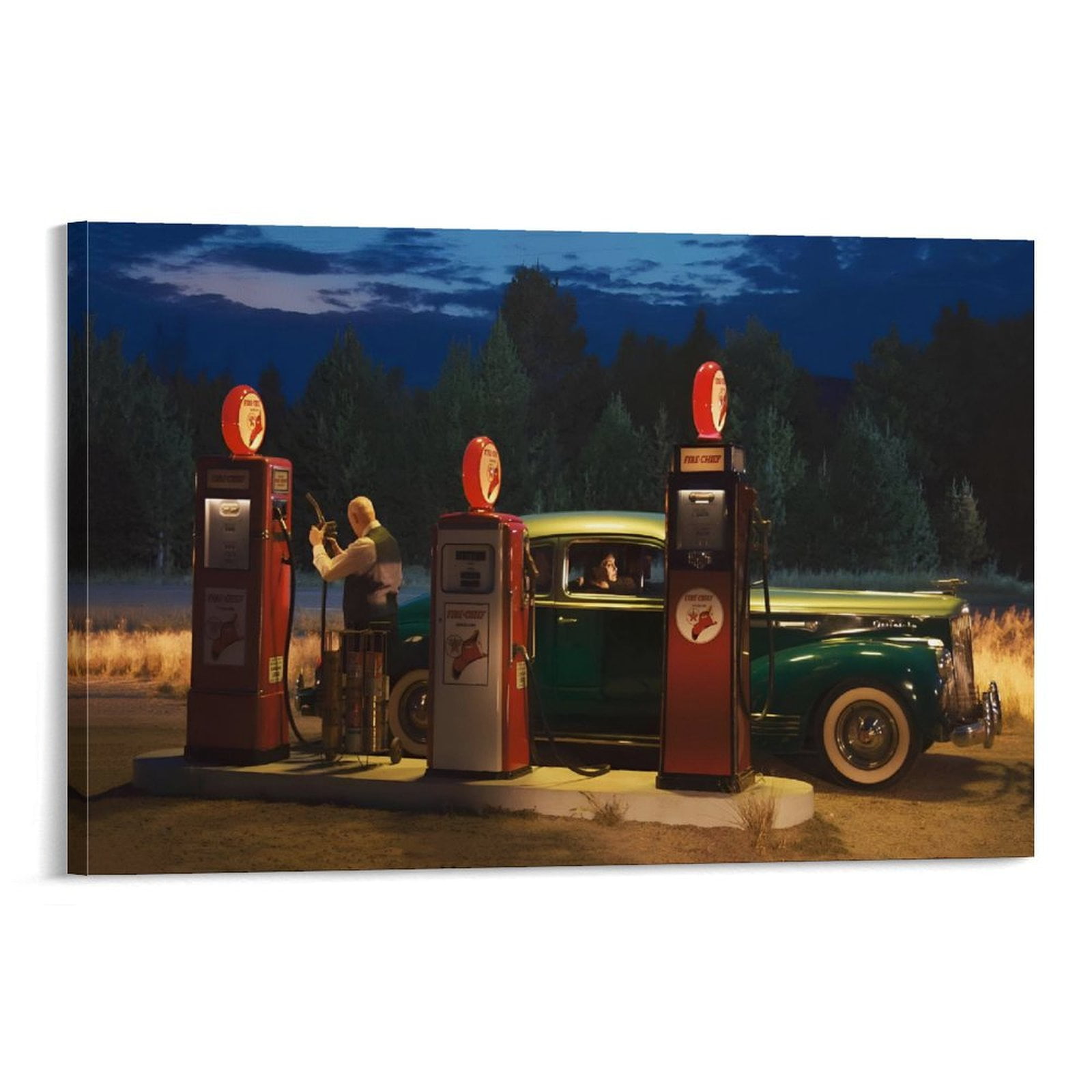 Edward Hopper - Gas Station Prints Wall Art Poster (2) Posters Wall Art ...