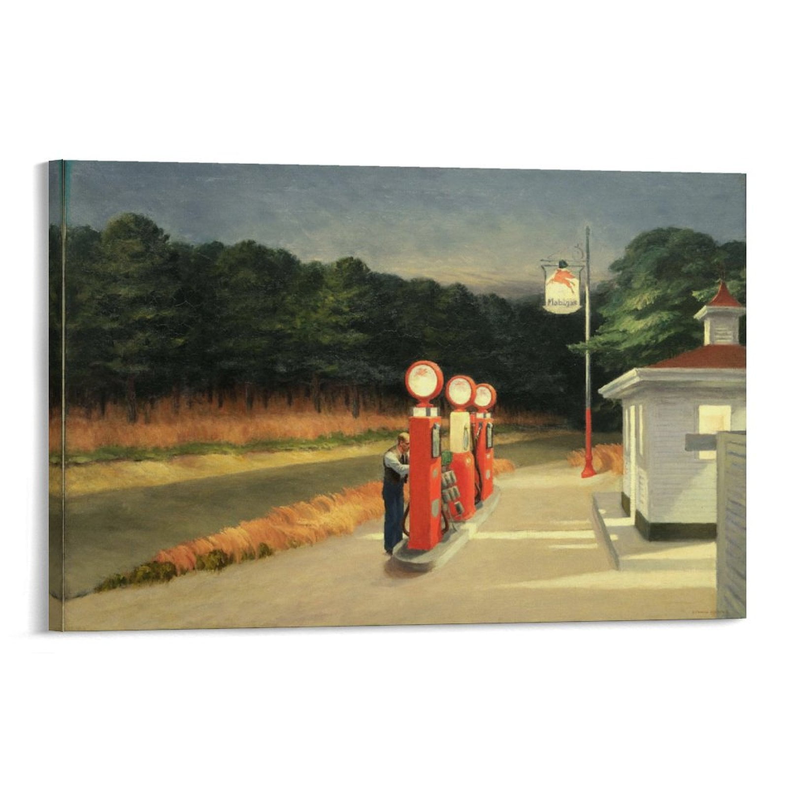 Edward Hopper - Gas Station Prints Wall Art Poster Picture Print Canvas ...