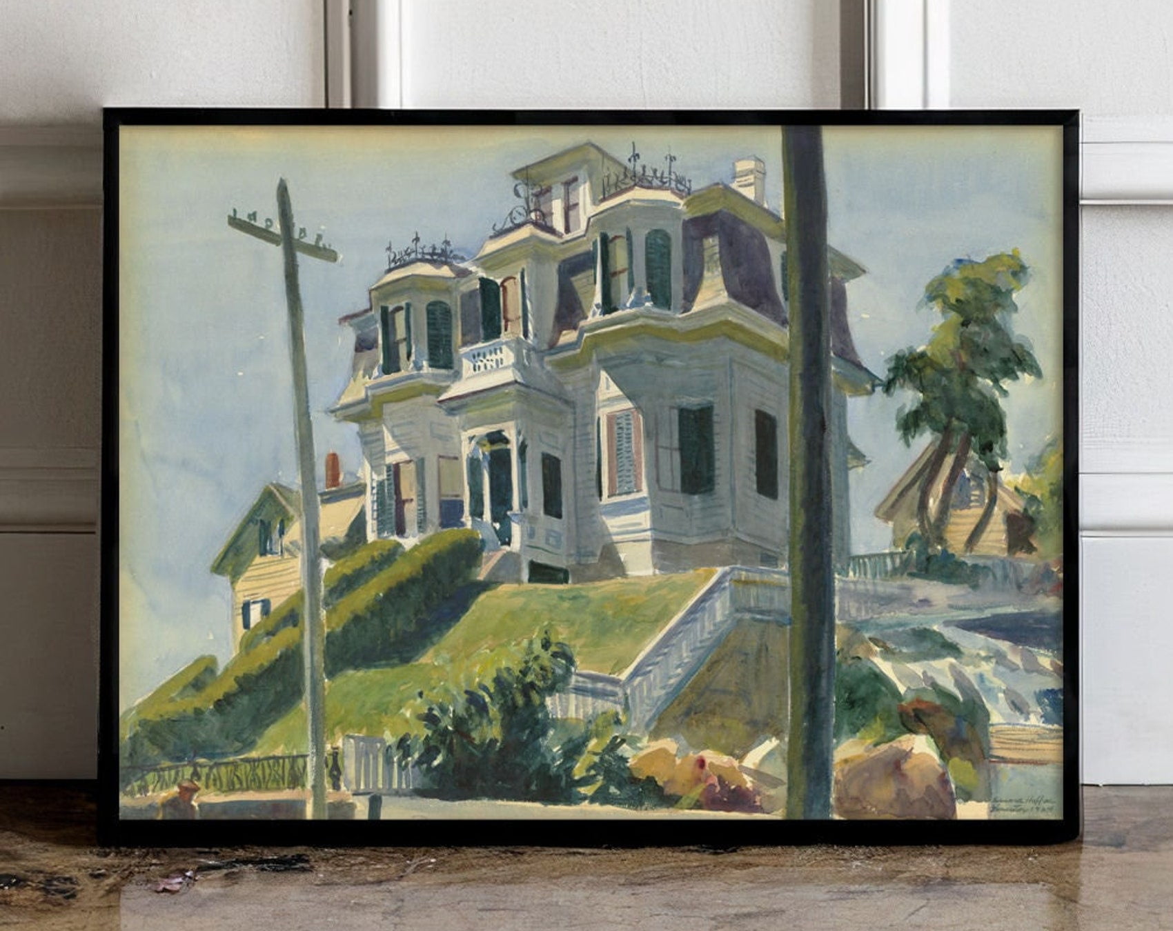 Edward Hopper Haskells House poster, Edward Hopper print, Edward Hopper ...