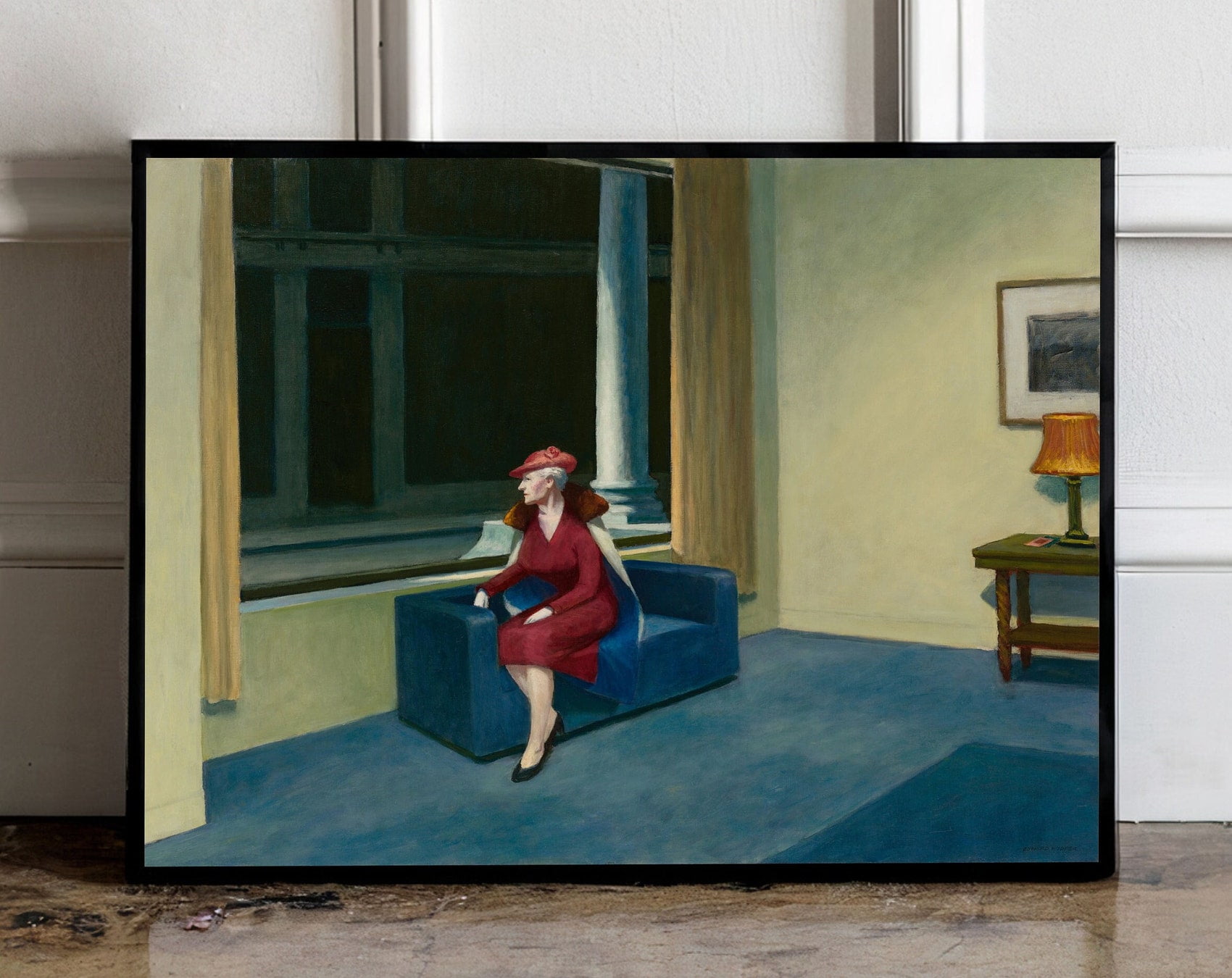 Edward Hopper Hotel Window poster, Edward Hopper exhibition print ...