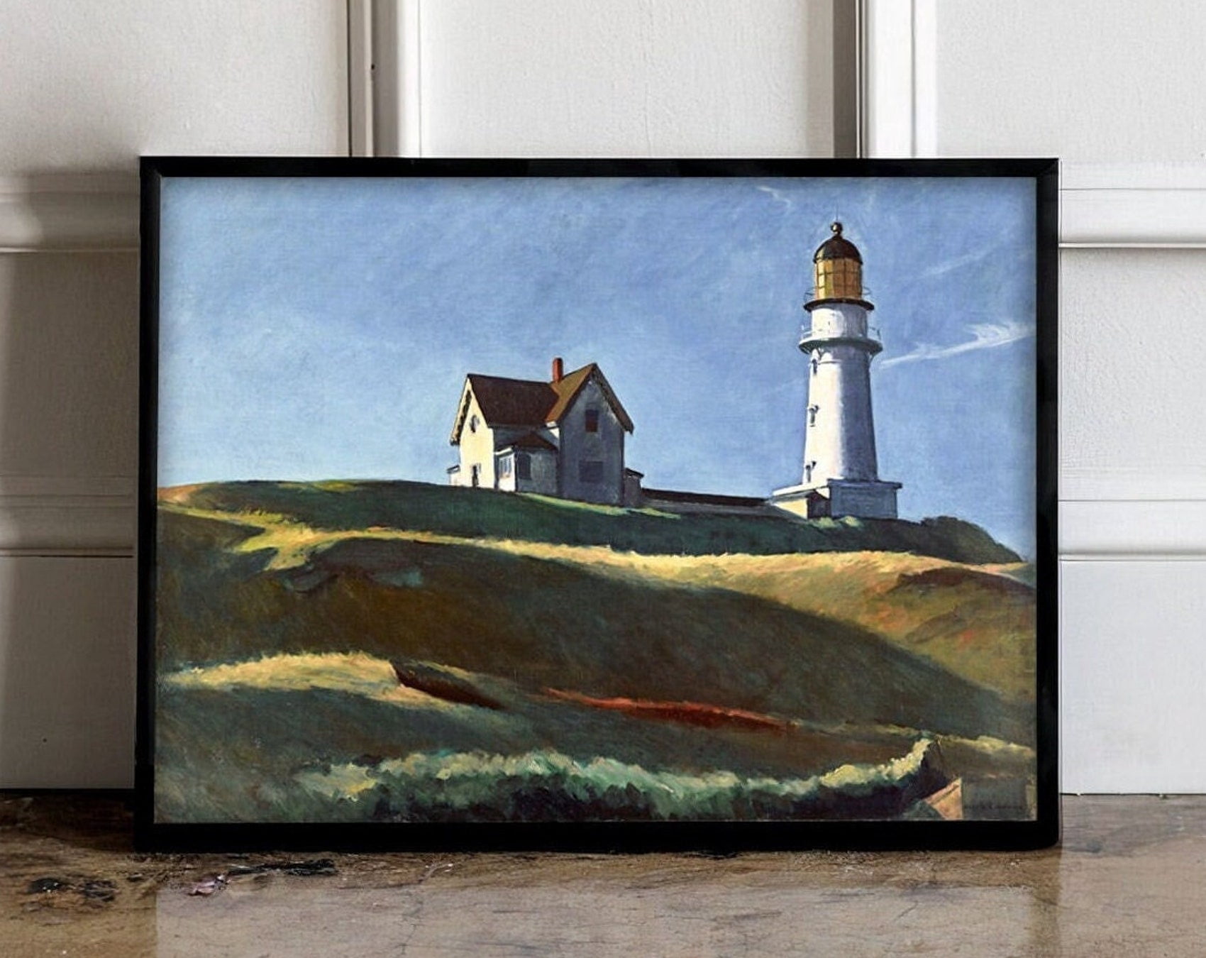 Edward Hopper Lighthouse Hill (1927) Poster Edward Hopper Print Edward ...