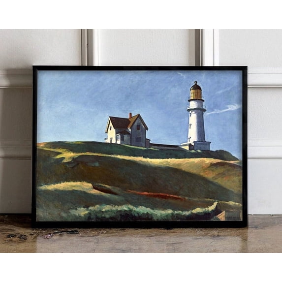 Edward Hopper Lighthouse Hill (1927) Poster Edward Hopper Print Edward ...
