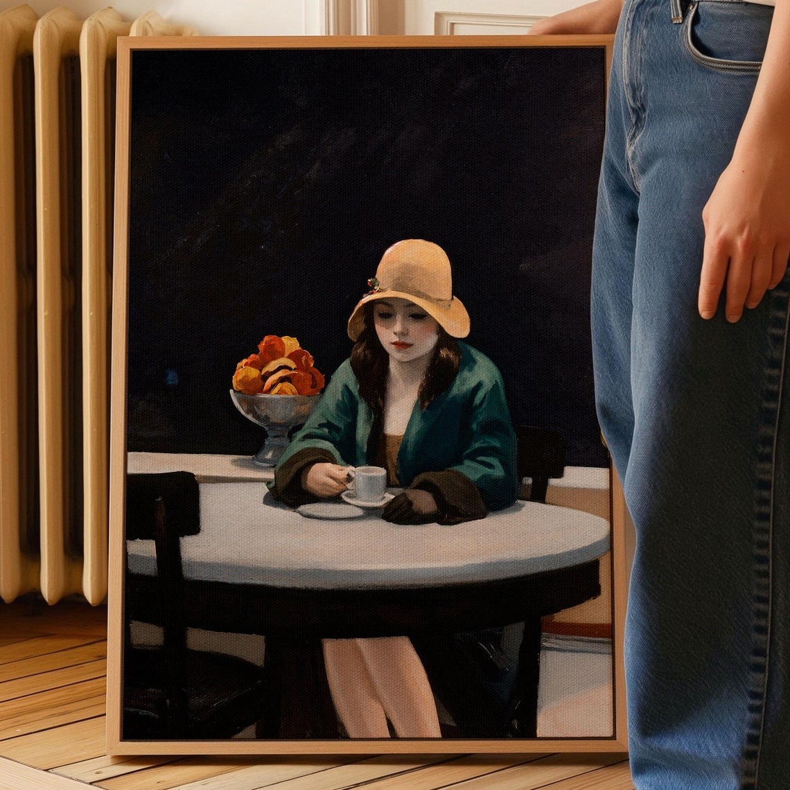 Edward Hopper Print - Automat 1927 - Framed Wall Art - Large Wall Art ...