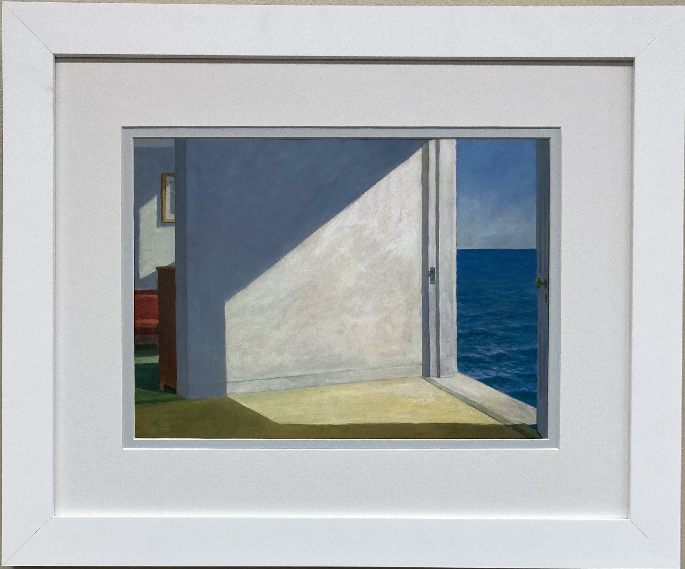 Edward Hopper "Rooms by the Sea" New CUSTOM FRAMED Art Beach Ocean ...