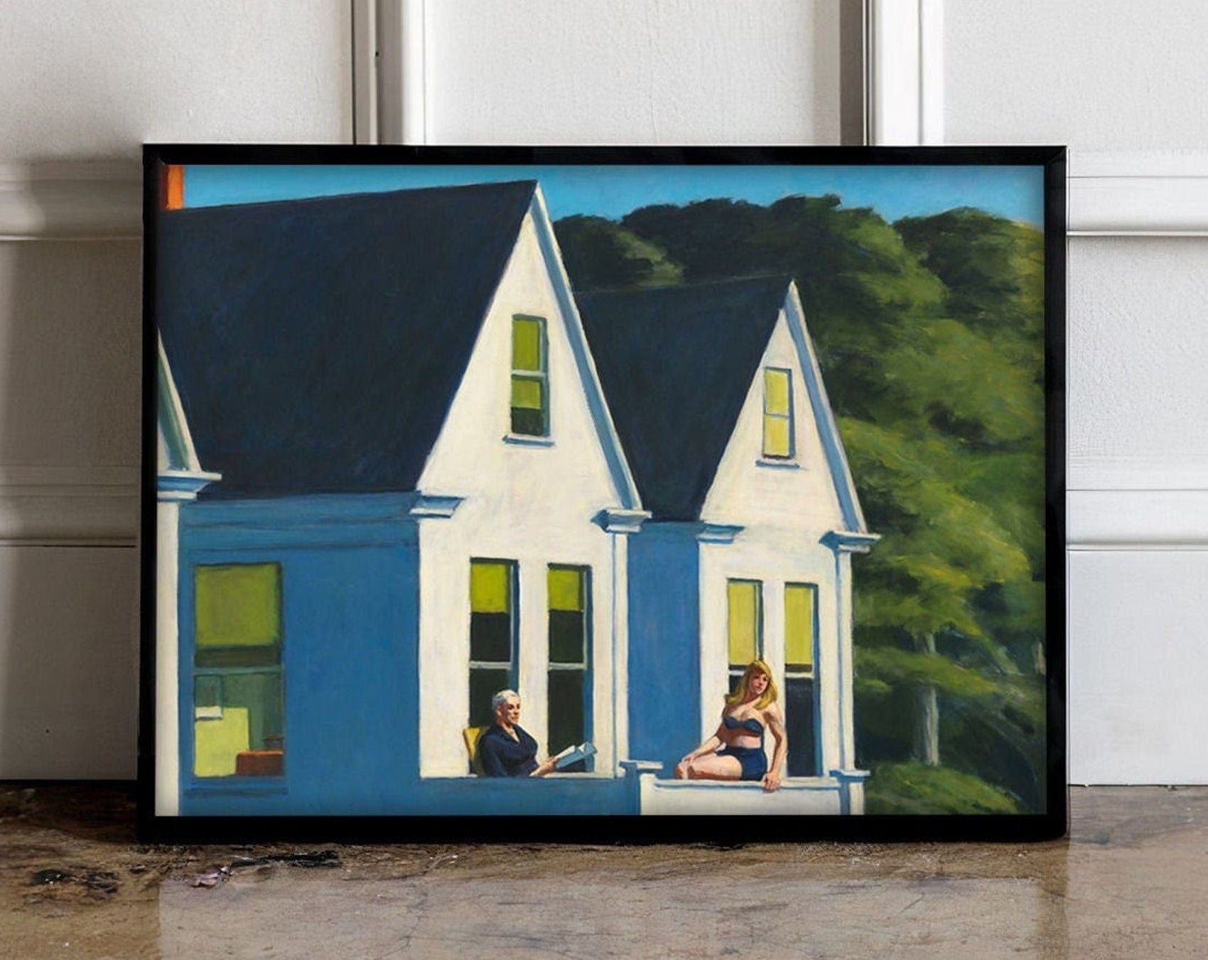 Edward Hopper Second Story Sunlight poster, Edward Hopper print, Edward ...