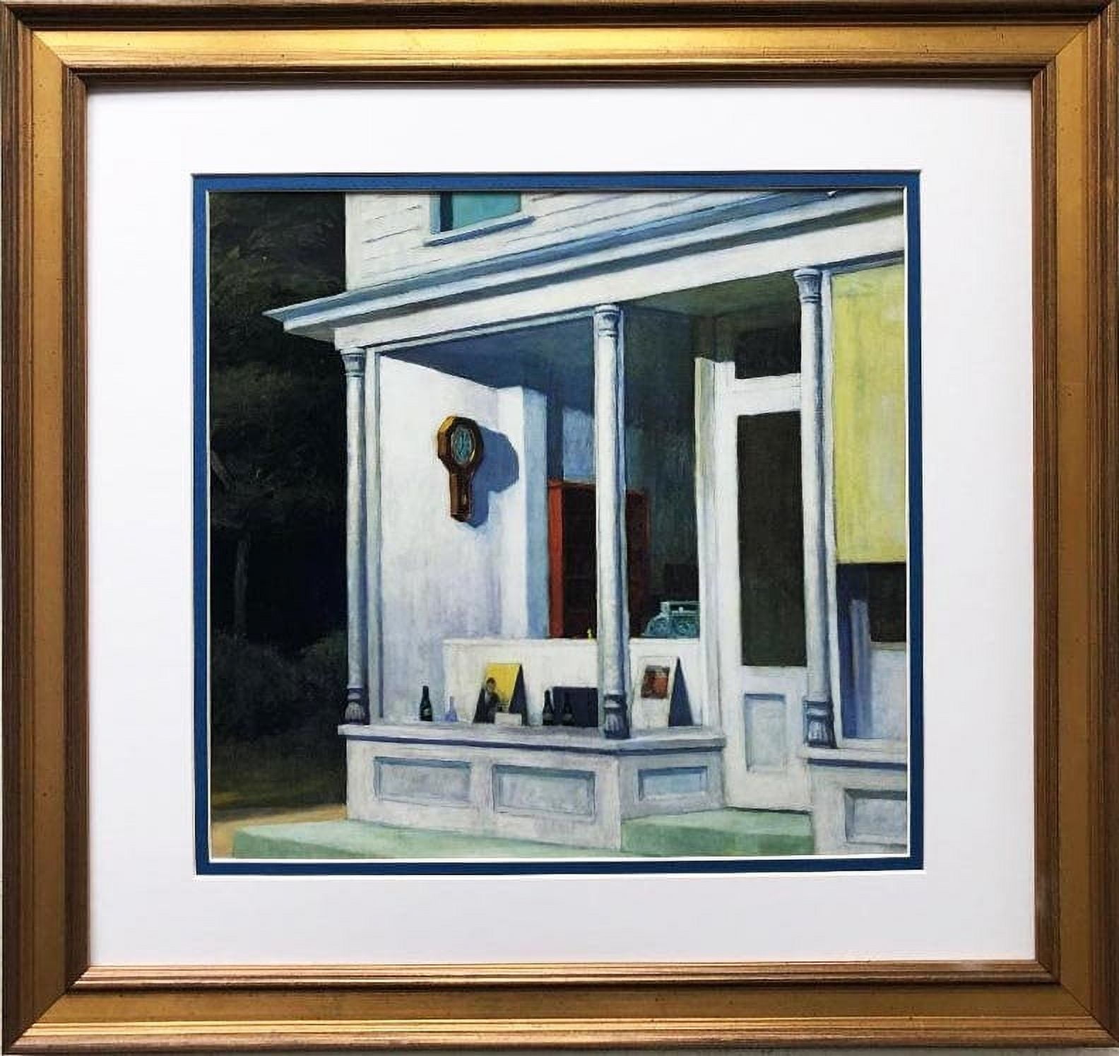 Edward Hopper "Seven A.M." New CUSTOM FRAMED Art Generic - Walmart.com