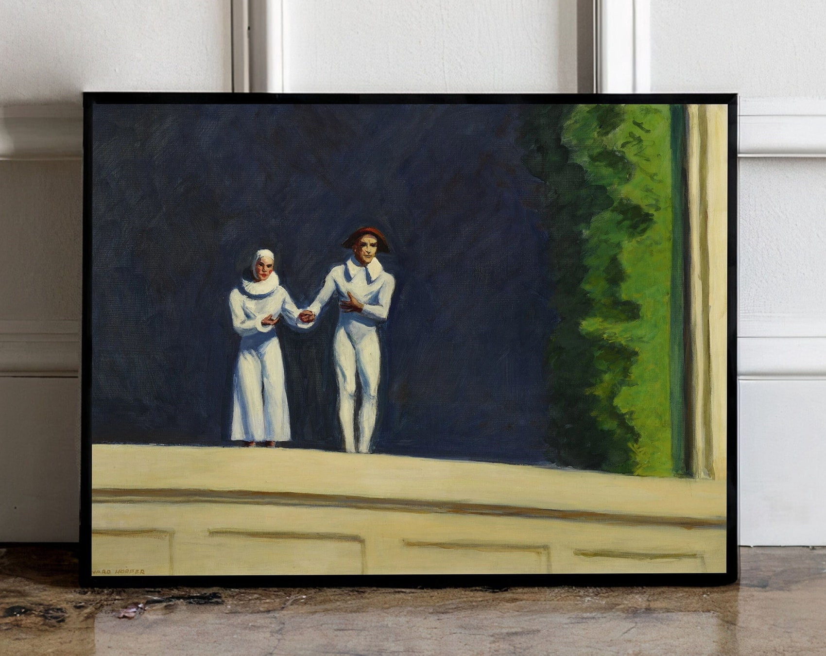 Edward Hopper Two Comedinas poster, Edward Hopper exhibition print ...