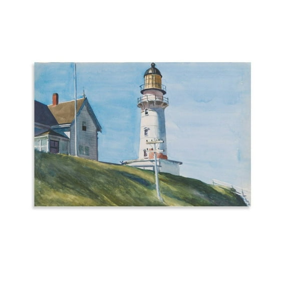 Edward.Hopper. at Two Large Canvas Printing Famous Paintings Wall ...
