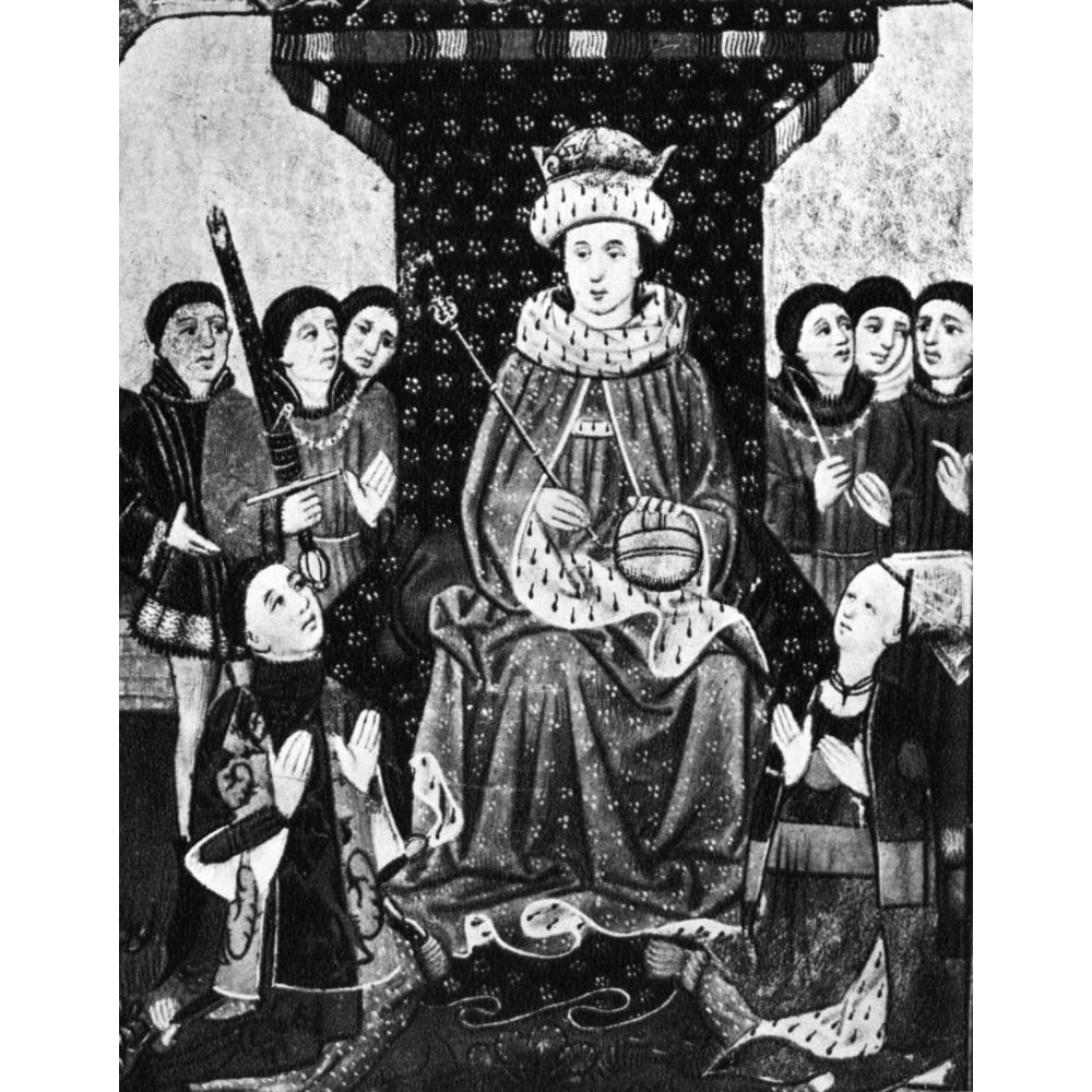 Edward Iv. Nking Of England 1461-70 1471-83. Edward Iv Enthroned ...
