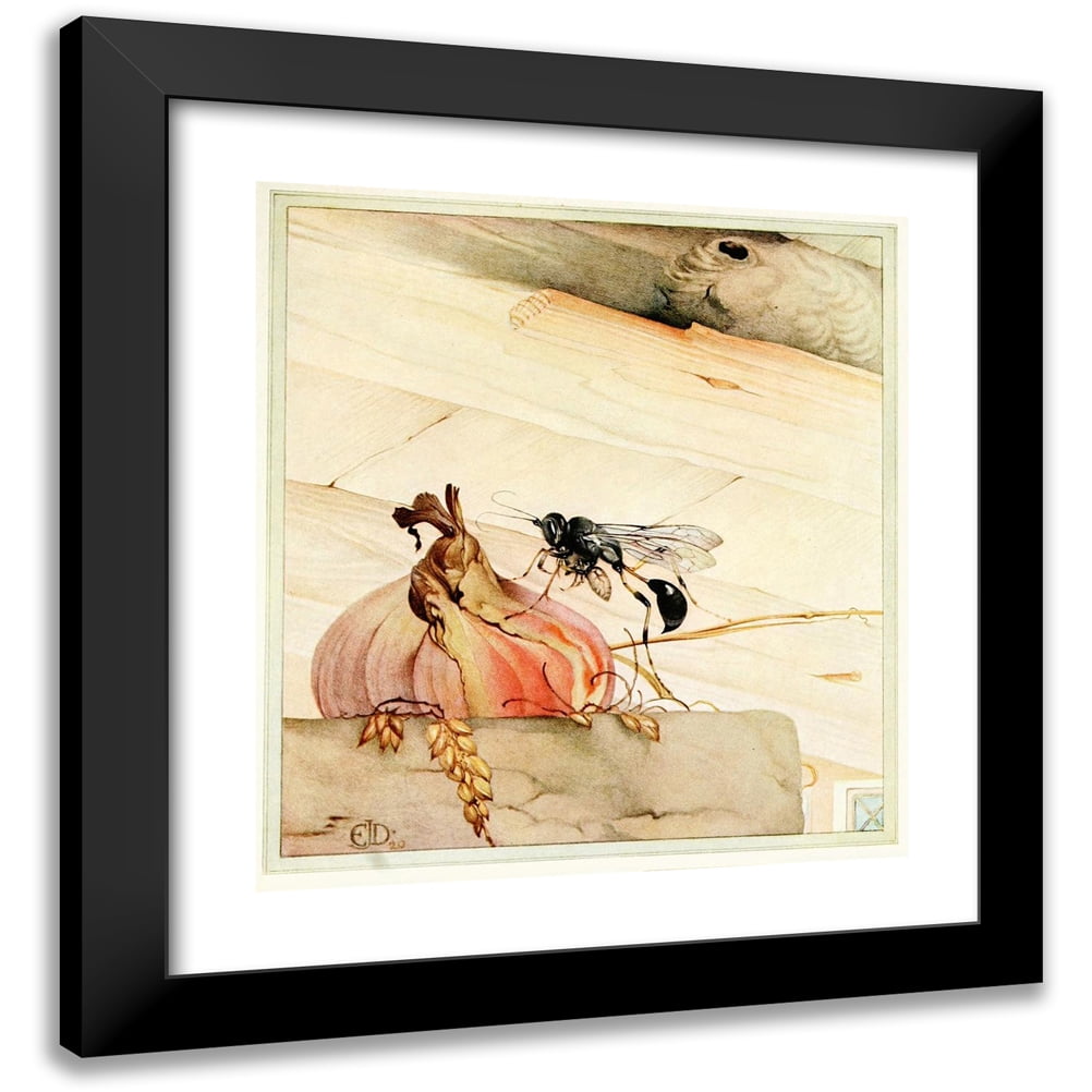 Edward Julius Detmold 15x16 Black Modern Framed Museum Art Print Titled ...