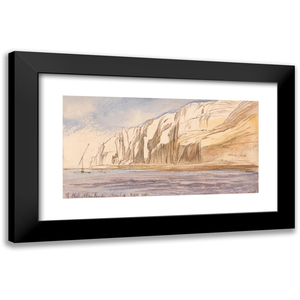Edward Lear 24x14 Black Modern Framed Museum Art Print Titled - Berged ...