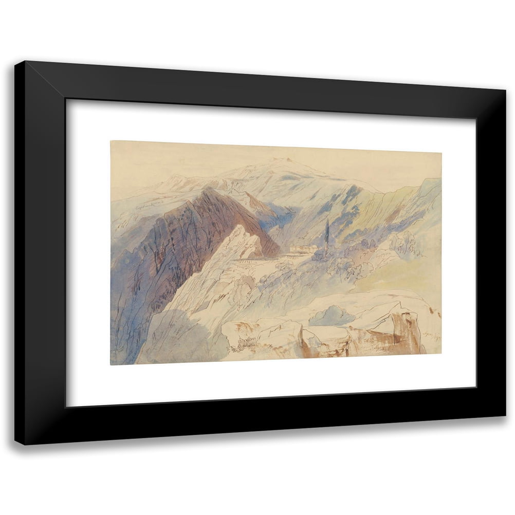Edward Lear 24x18 Black Modern Framed Museum Art Print Titled - The ...