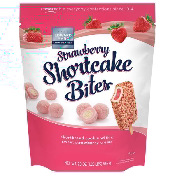 Edward Marc Strawberry Shortcake Bites, 20 oz - Walmart.com