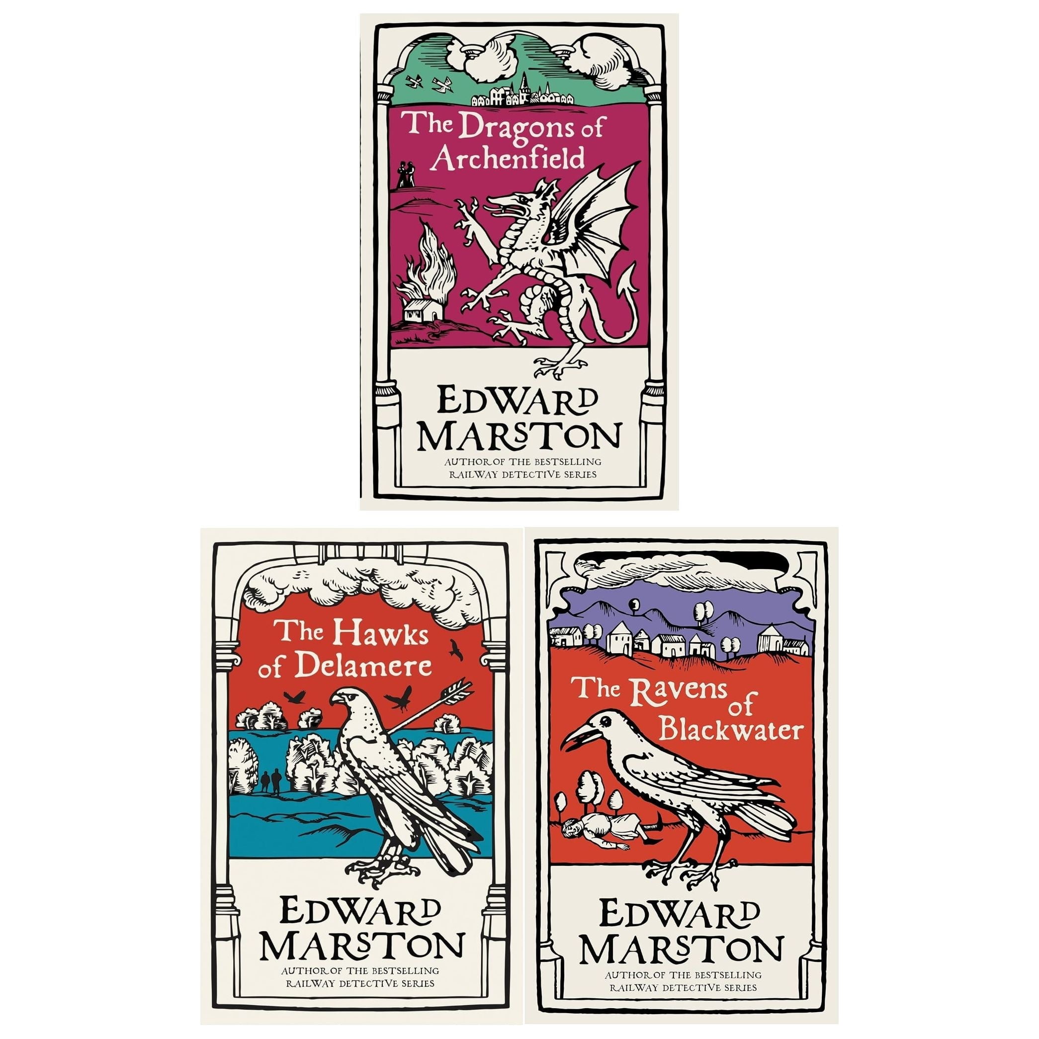 Edward Marston Domesday Series Collection 3 Books Set (The Hawks of ...