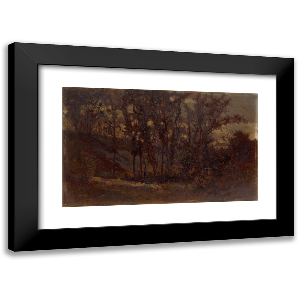 Edward Mitchell Bannister 14x11 Black Modern Framed Museum Art Print ...