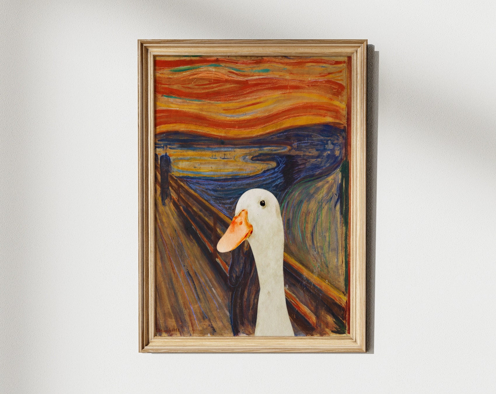 Edward Munch Famous Painting, The scream Print, Birthday Gift Idea ...