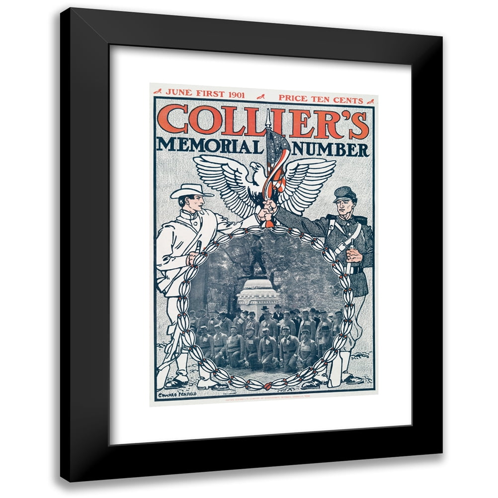 Edward Penfield 11x14 Black Modern Framed Museum Art Print Titled ...