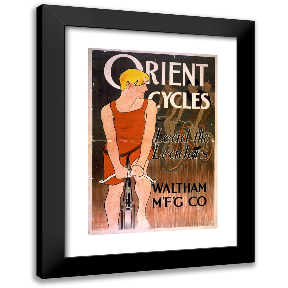 Edward Penfield 13x18 Black Modern Framed Museum Art Print Titled ...
