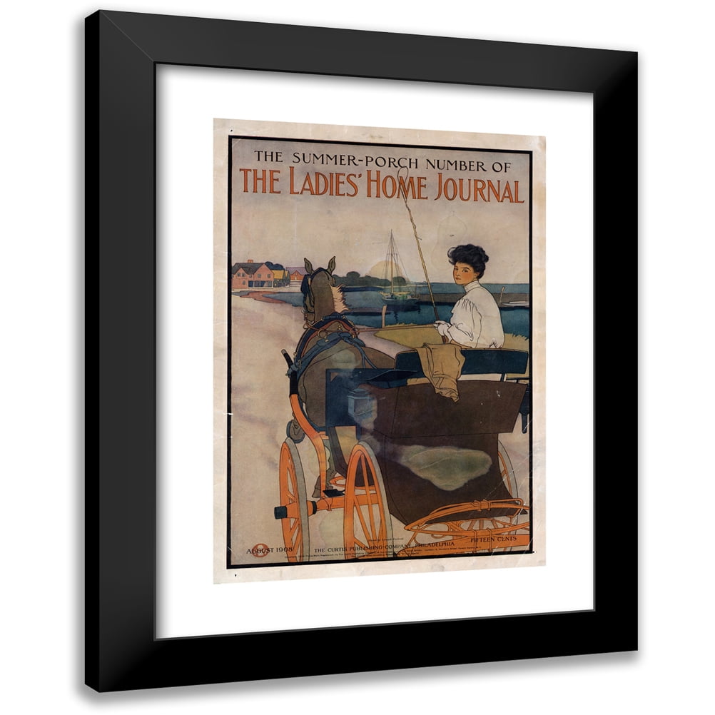 Edward Penfield 14x18 Black Modern Framed Museum Art Print Titled - The ...