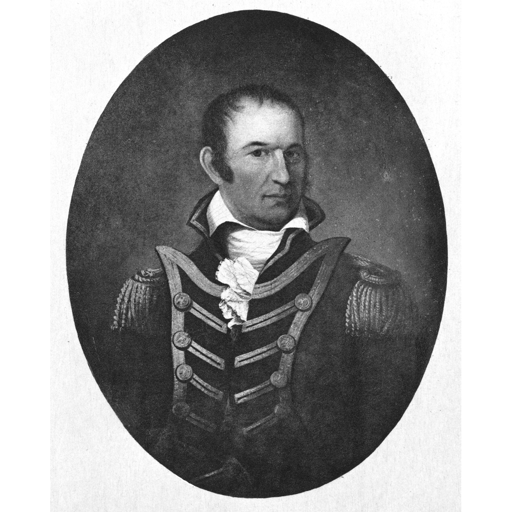 Edward Preble. Namerican Naval Officer. Lithograph After An Original ...