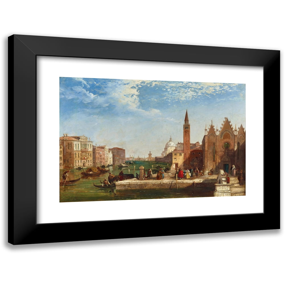 Edward Pritchett 18x13 Black Modern Framed Museum Art Print Titled ...