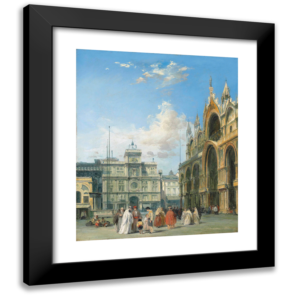 Edward Pritchett 20x23 Black Modern Framed Museum Art Print Titled ...