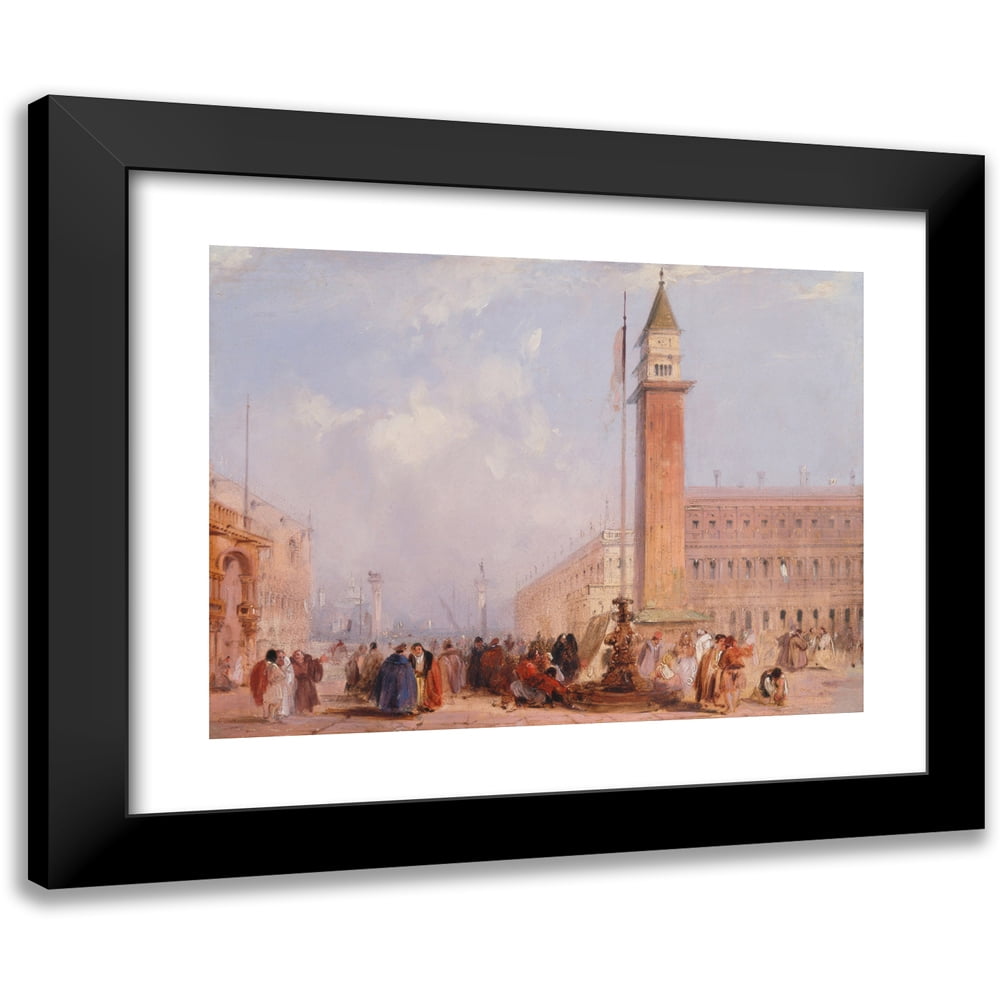 Edward Pritchett 24x19 Black Modern Framed Museum Art Print Titled ...