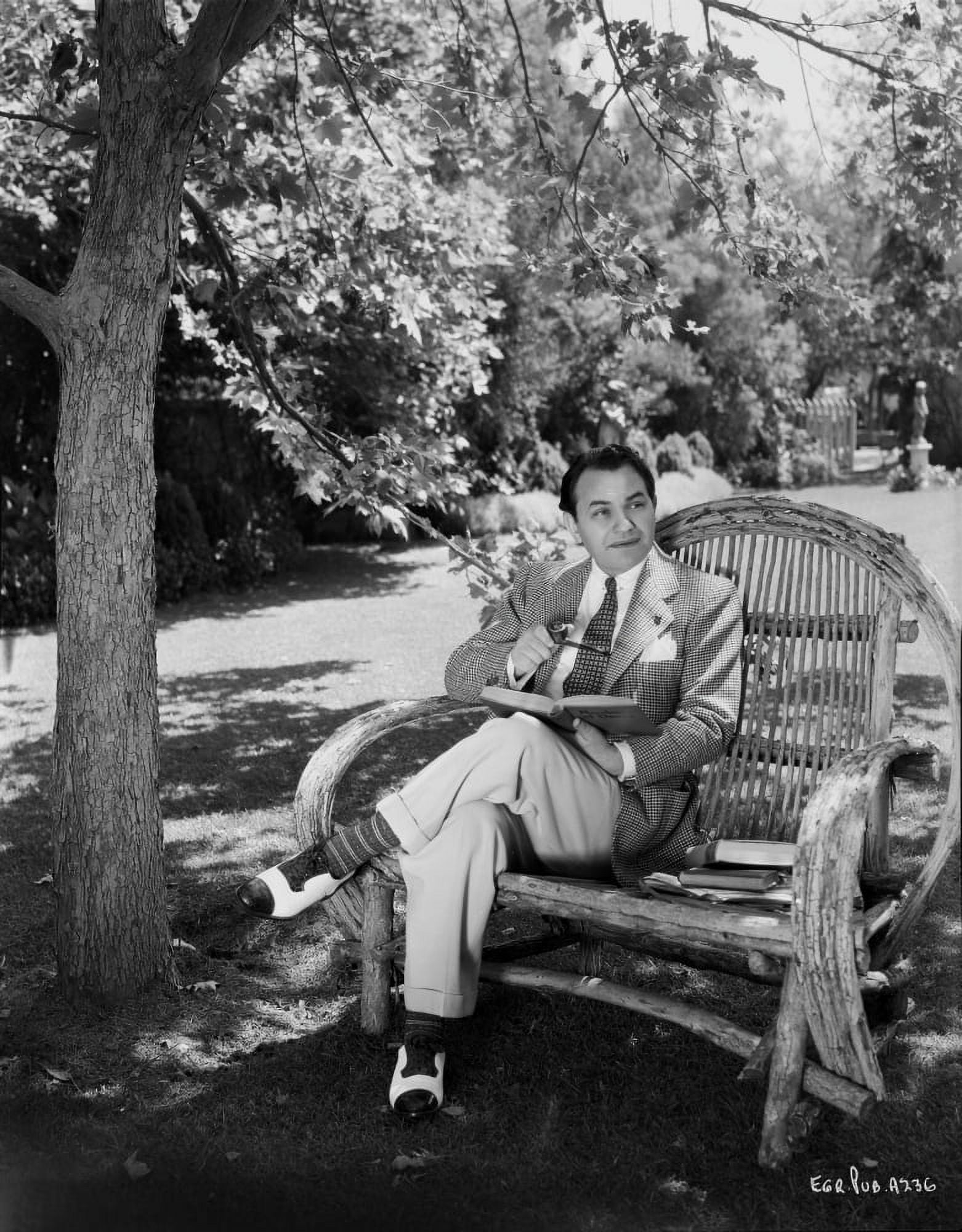 Edward Robinson Seated in Tuxedo Photo Print (24 x 30) - Walmart.com