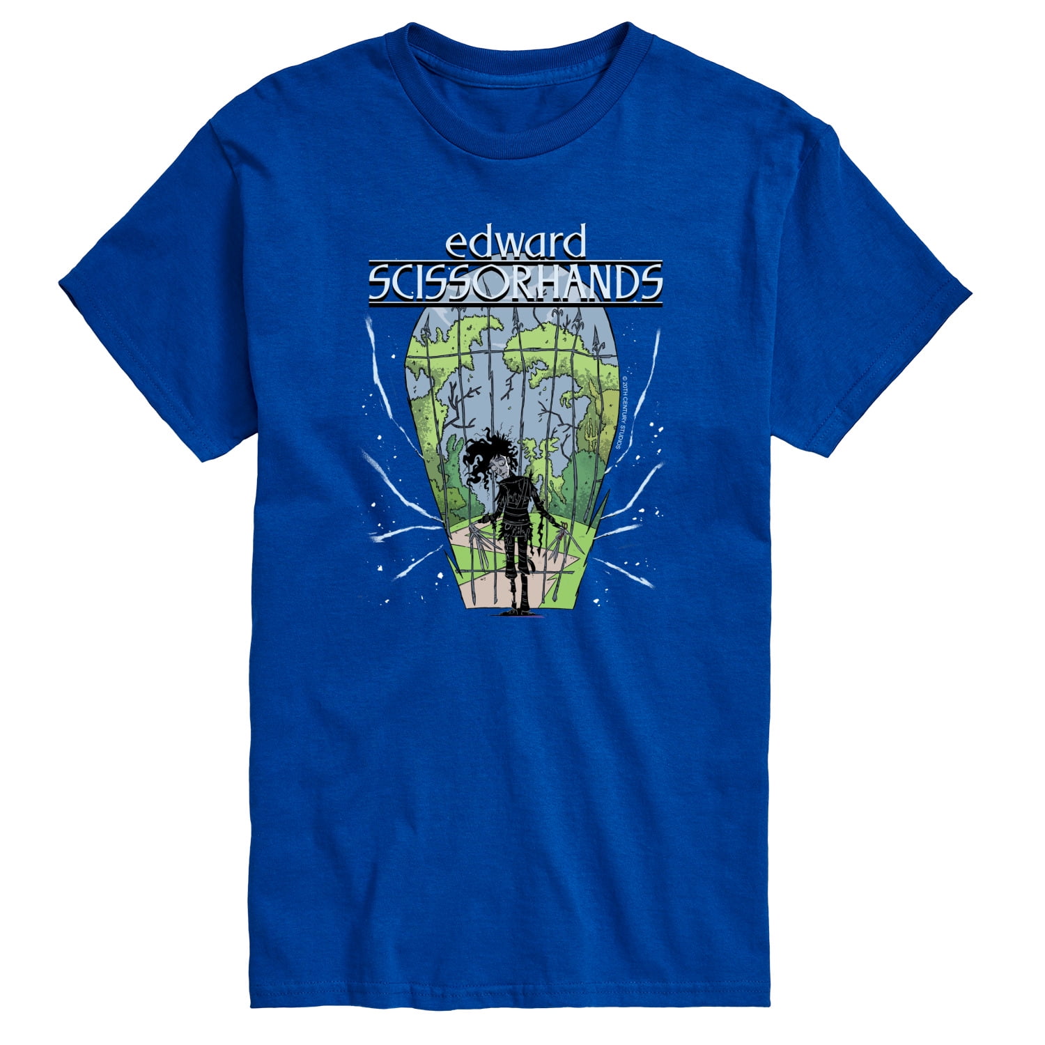Edward Scissorhands - Comic Logo - Men's Short Sleeve Graphic T-Shirt ...