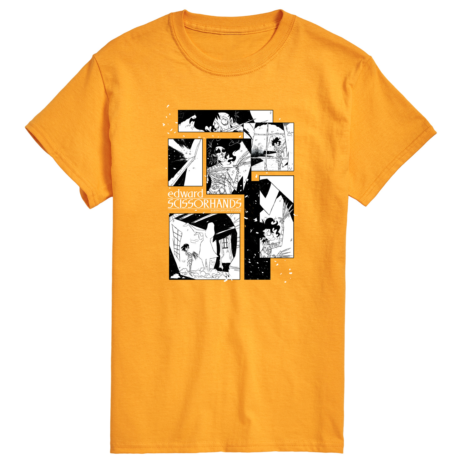 Edward Scissorhands - Comic Panels - Men's Short Sleeve Graphic T-Shirt ...