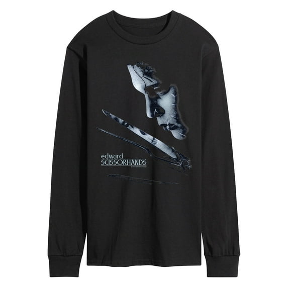 Edward Scissorhands - Edward Poster - Men's Long Sleeve Graphic T-Shirt ...