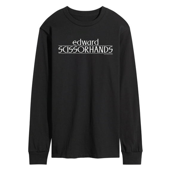 Edward Scissorhands - Edward Scissorhands Logo - Men's Long Sleeve ...