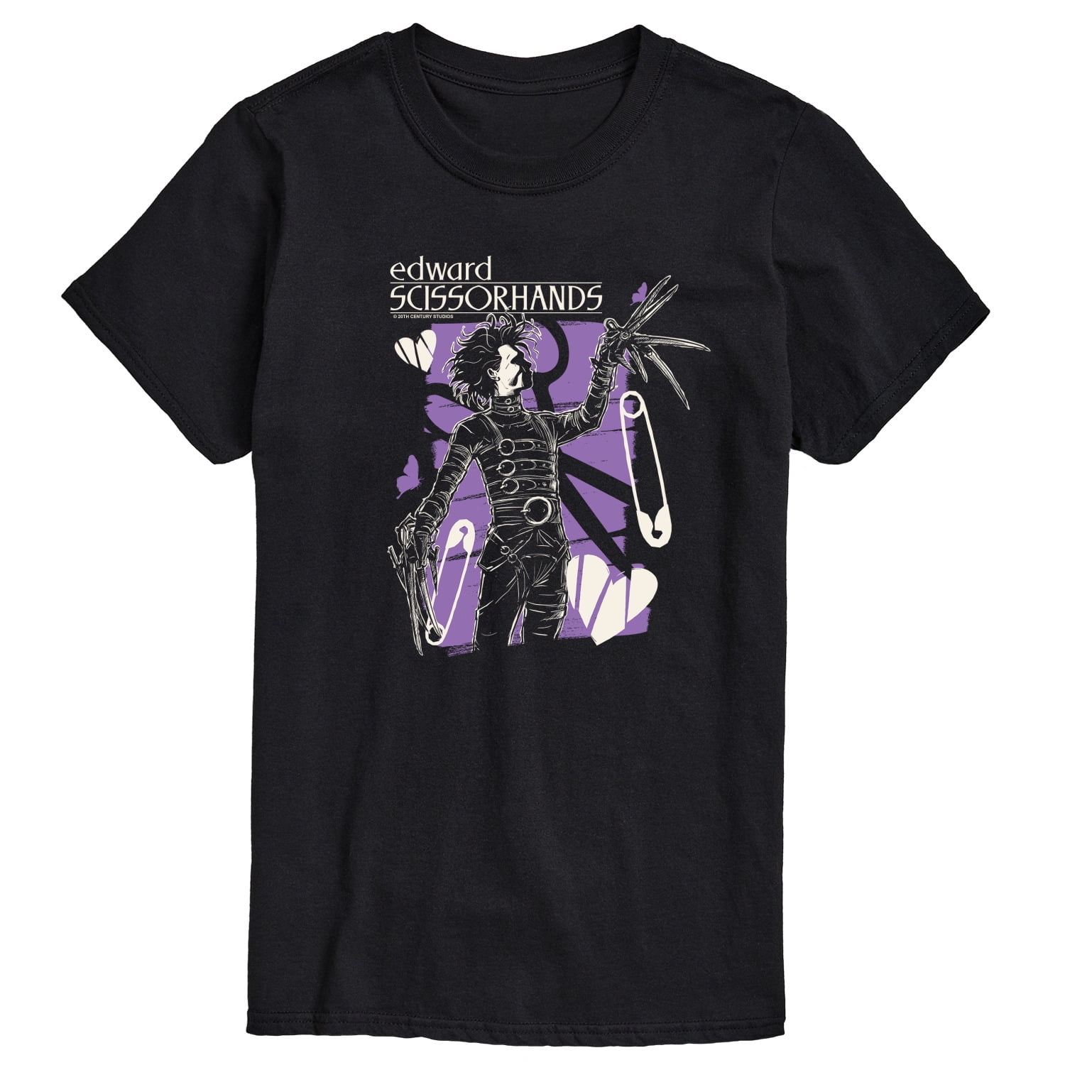 Edward Scissorhands - Edward Zine - Men's Short Sleeve Graphic T-Shirt ...