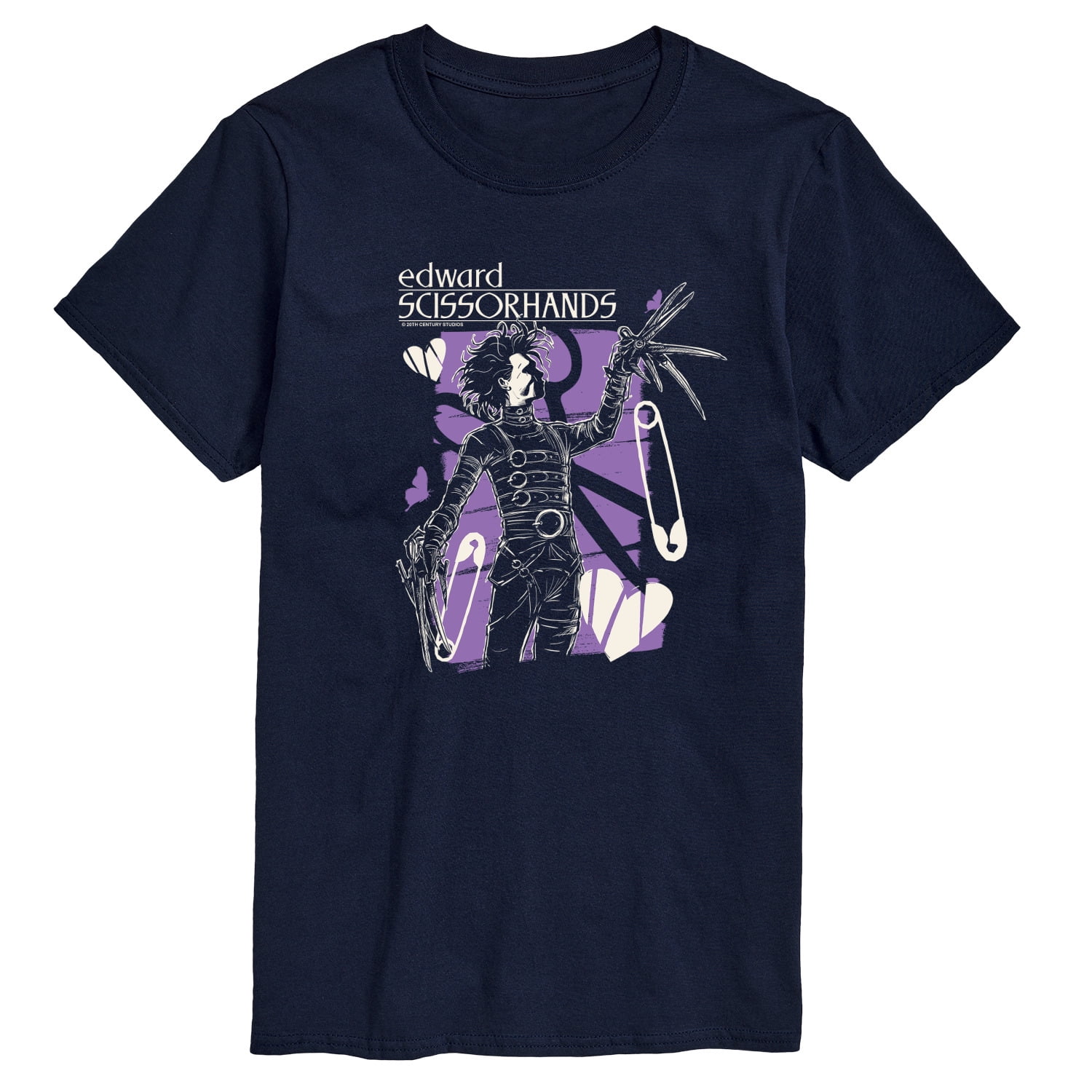 Edward Scissorhands - Edward Zine - Men's Short Sleeve Graphic T-Shirt ...
